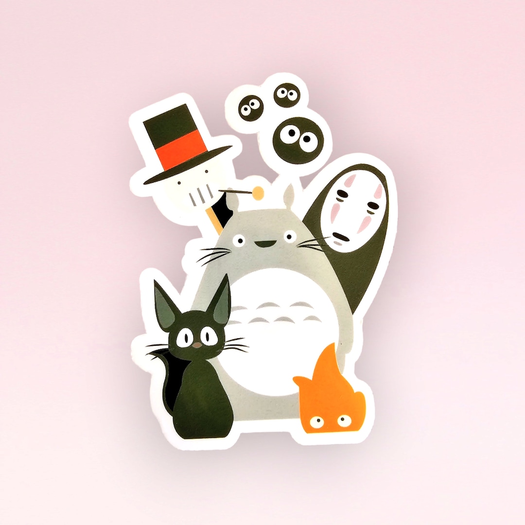 Anime Sticker/ Totoro Sticker/ No Face/ Ghibli/ - Etsy