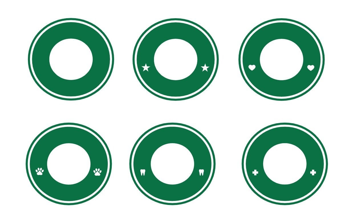 Customizable Starbucks Logos / SVG Starbucks Logo / Cricut Starbucks ...