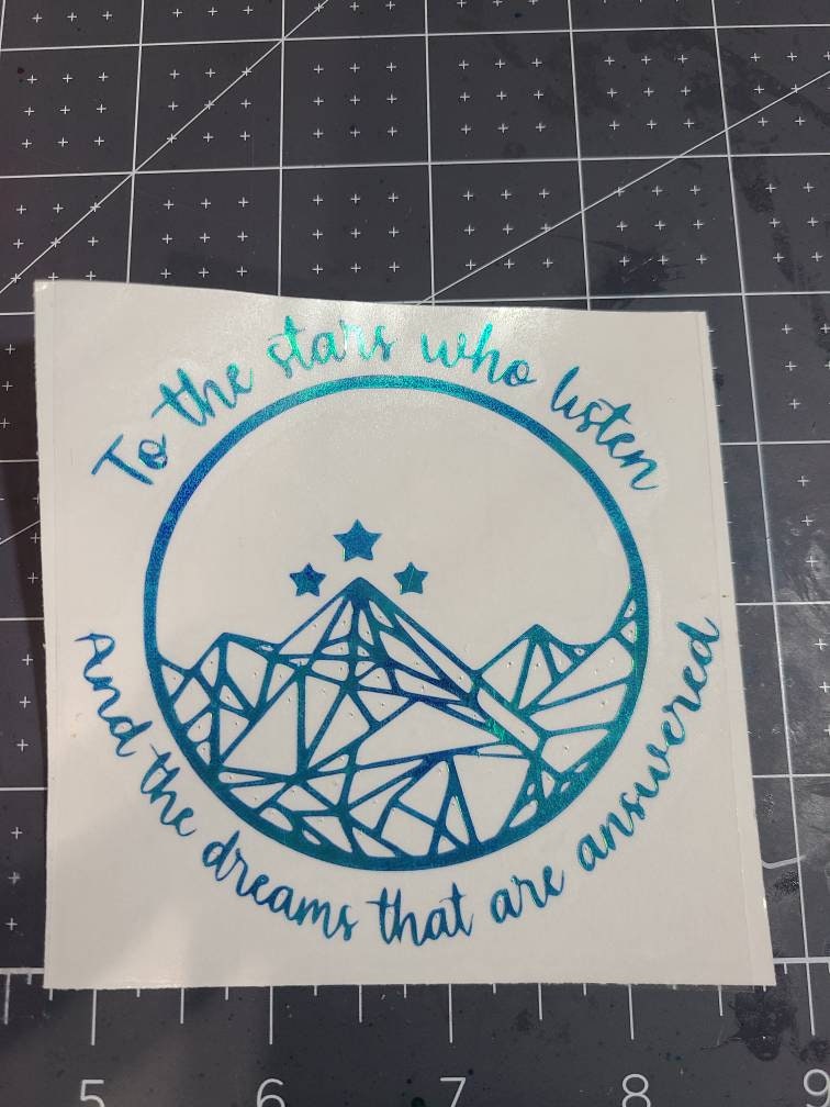 Acotar Decal/ a Court of Thorns and Roses/ Acotar Sticker/ the - Etsy