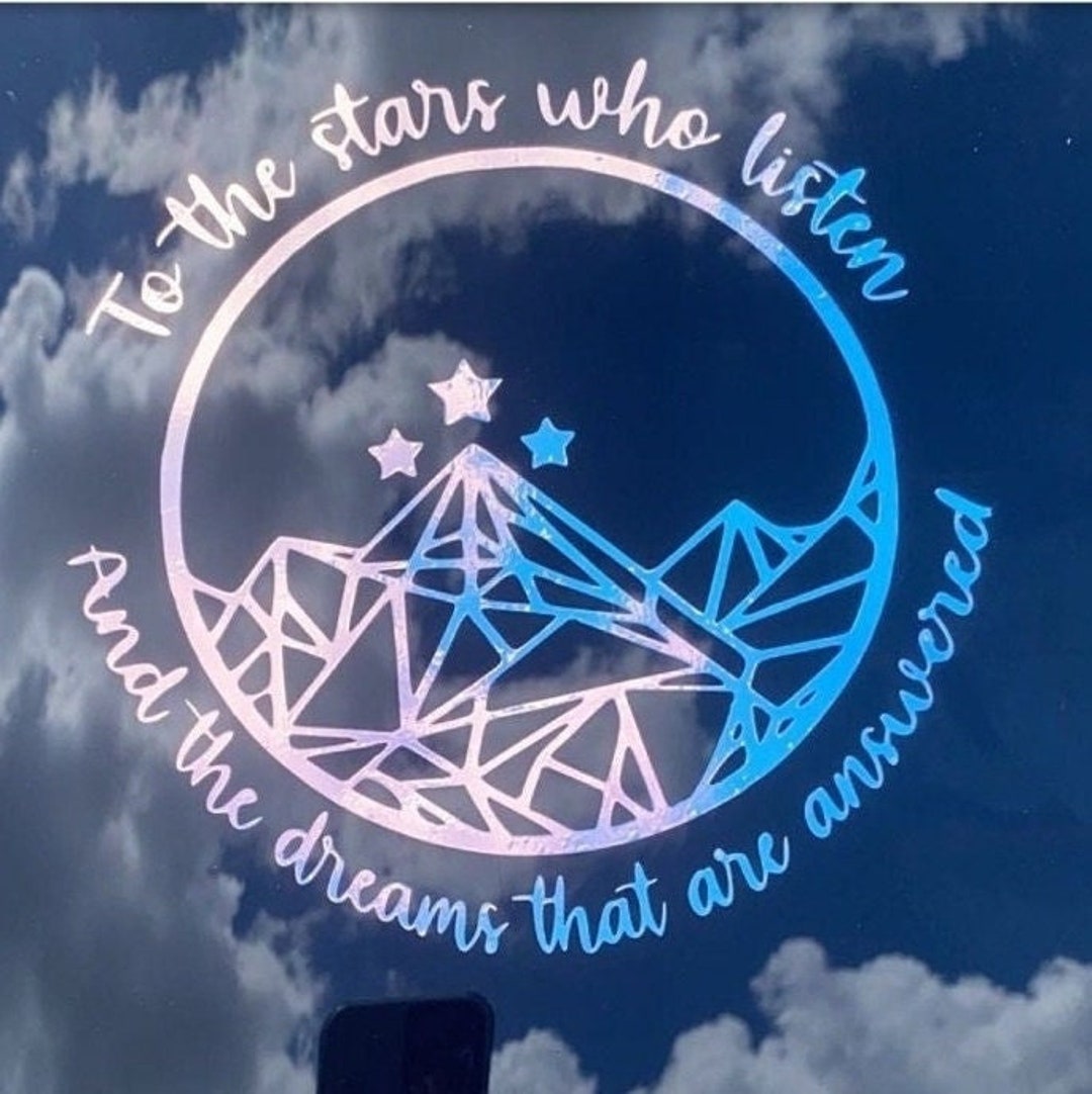 Acotar Decal/ a Court of Thorns and Roses/ Acotar Sticker/ the Night ...