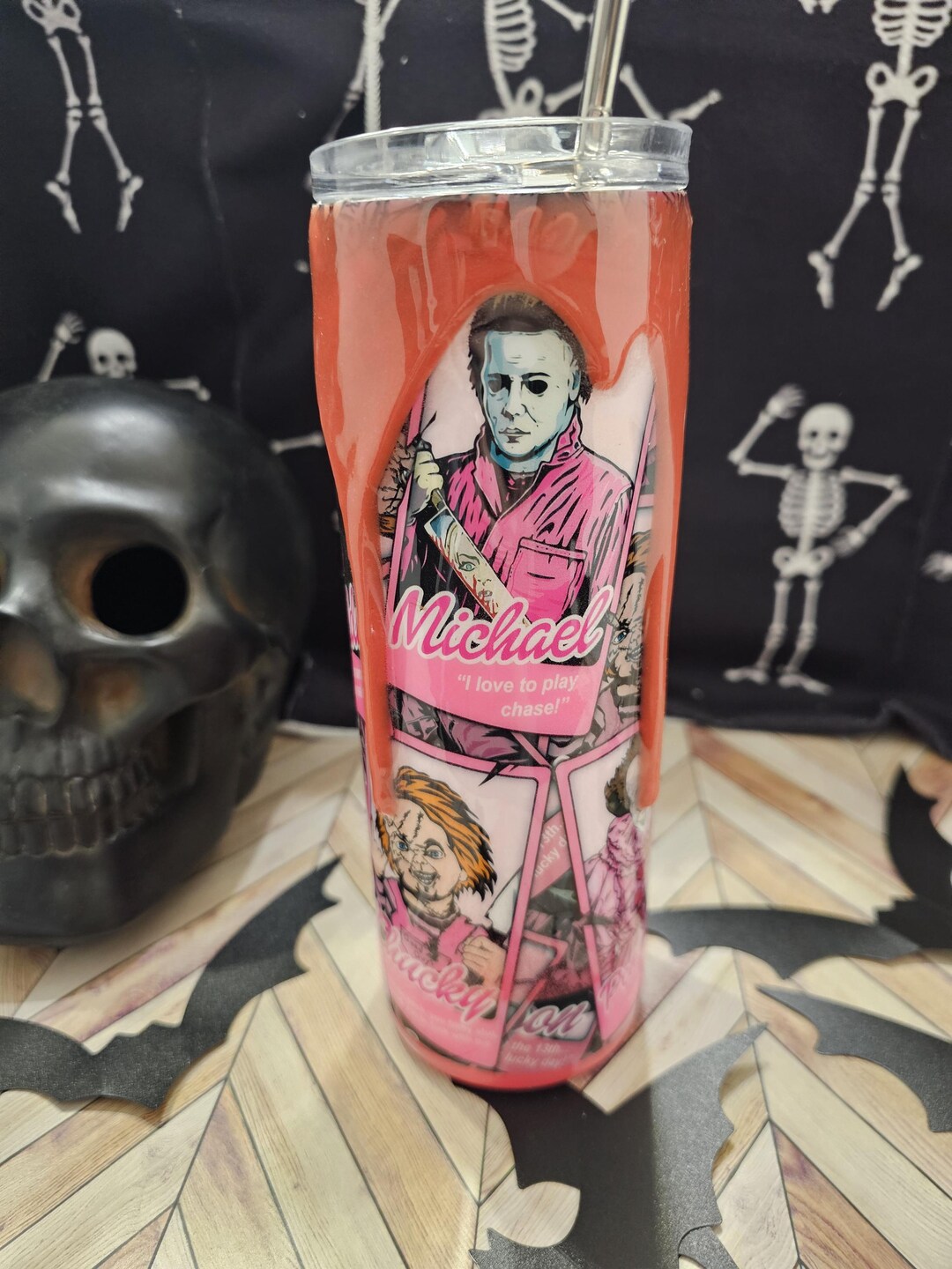 Horror Movie Drip Tumbler/ Friday the Thirteenth/ Freddy/ Jason ...