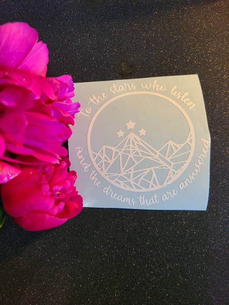 Acotar Decal/ a Court of Thorns and Roses/ Acotar Sticker/ the - Etsy