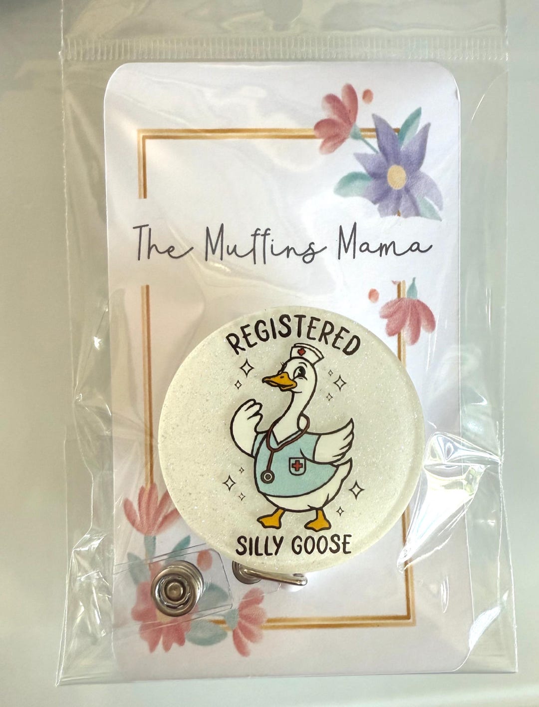 Registered Silly Goose Badge Reel / Nurse/ Doctor / Practitioner/ Gift ...