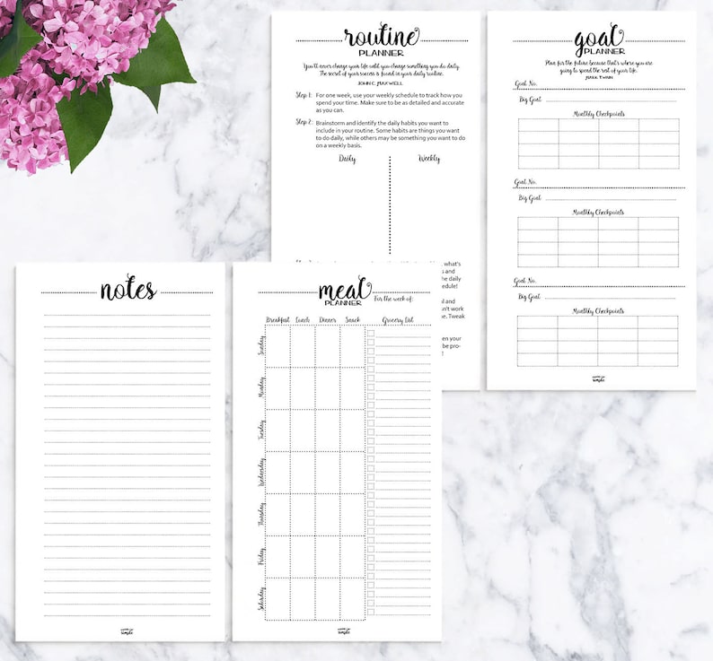 Printable Personal Size Planner Inserts 8 Pages Work Planner Etsy printable-personal-size-planner-inserts-8-pages-work-planner-etsy