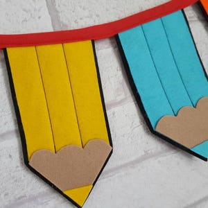Pencil Bunting for Children~playroom Decoration~nursery Decor~classroom ...