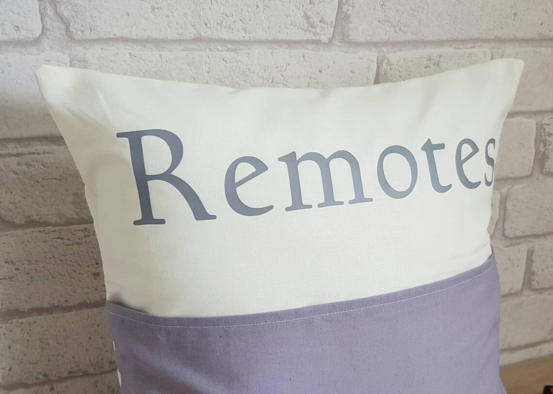 Remote Control Storage Cushion~remote Control Pillow~storage Cushion ...