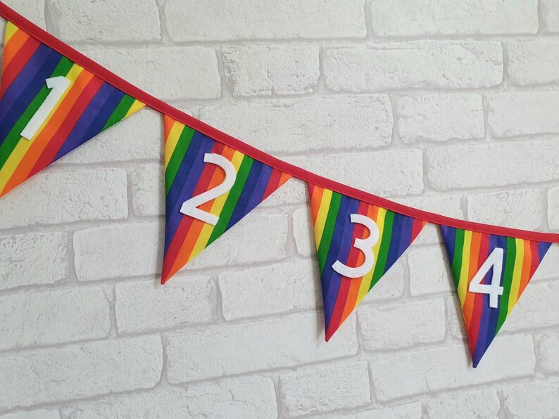 Number Bunting for Children~classroom Bunting~learning to Count ...