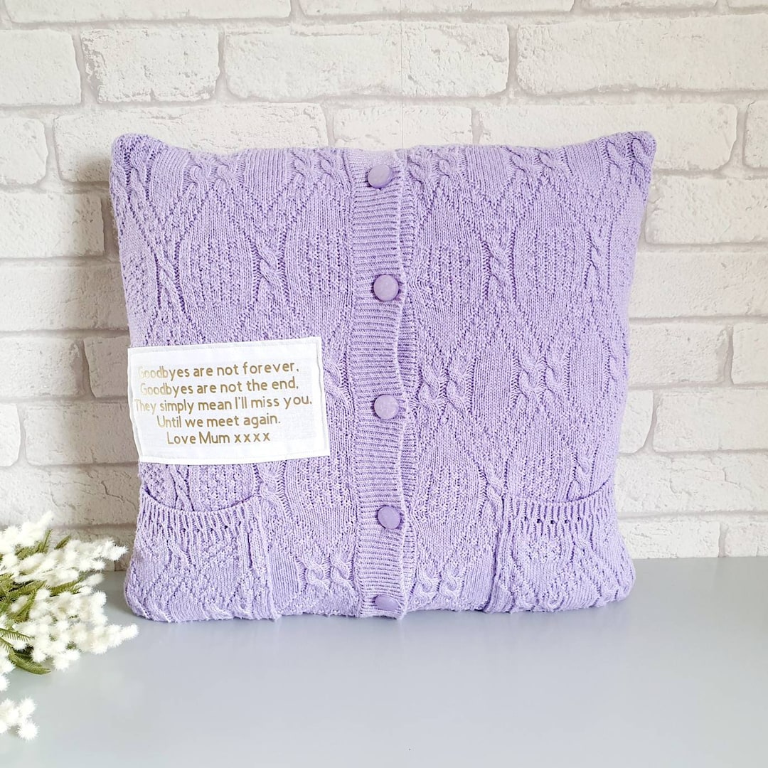Keepsake Memory Cushion~personalized Memory Pillow~remembrance Cushion ...