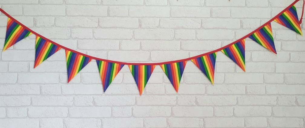 Rainbow Bunting~rainbow Garland for Children's Bedroom~rainbow Banner ...