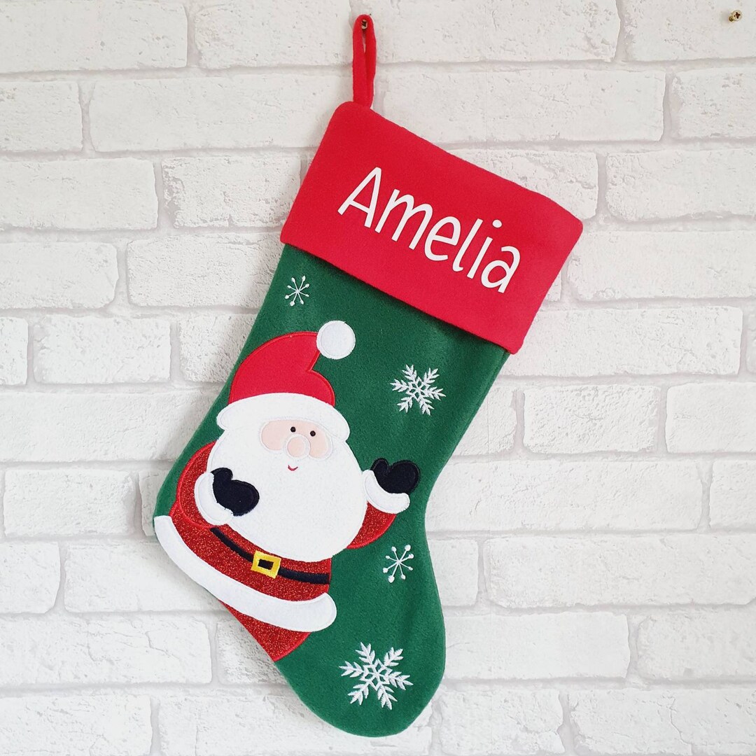 Personalised Christmas Stocking~father Christmas Stocking~santa ...
