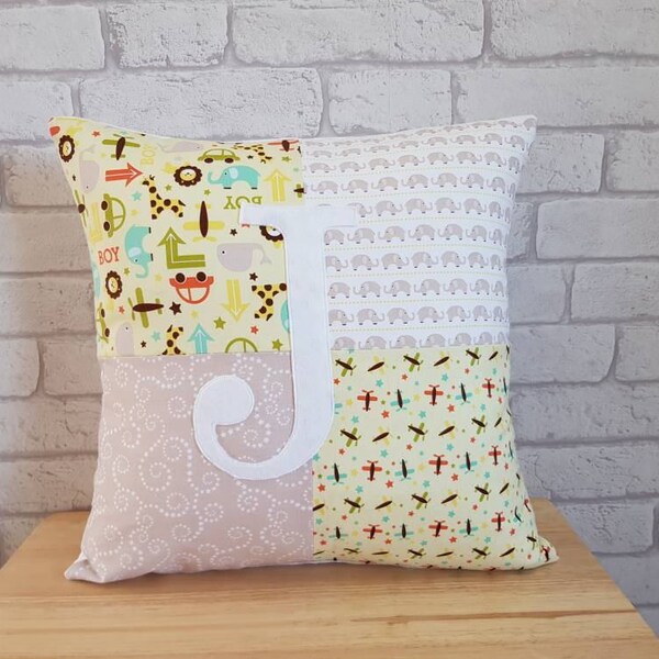 Initial Cushion - Etsy
