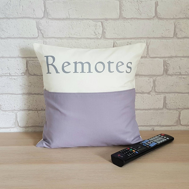 Remote Pillow - Etsy
