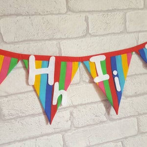 Alphabet Rainbow Bunting~learn the Alphabet Garland~alphabet Banner for ...