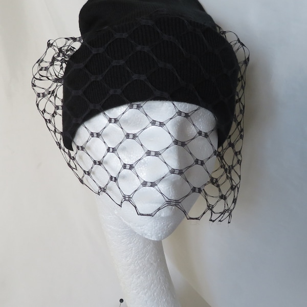 Veiled Beanie - Etsy