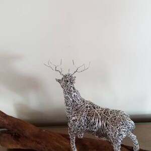 Wire Buck Sculpture. Wire Art. Metal Art. Rustic Home Decor. Cabin ...