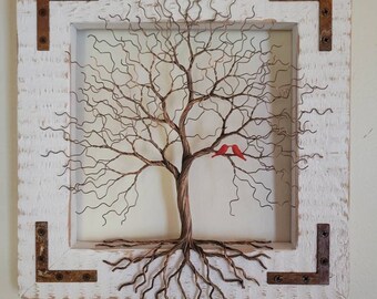 Copper Wire Tree Frame - Etsy