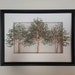 Copper Green Trees Landscape. Made to Order. Wire Tree Sculpture. Metal ...