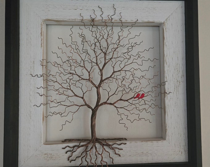 Copper Wire Tree. Made to Order Wire Art. Metal Art. Wall Decor. Copper ...