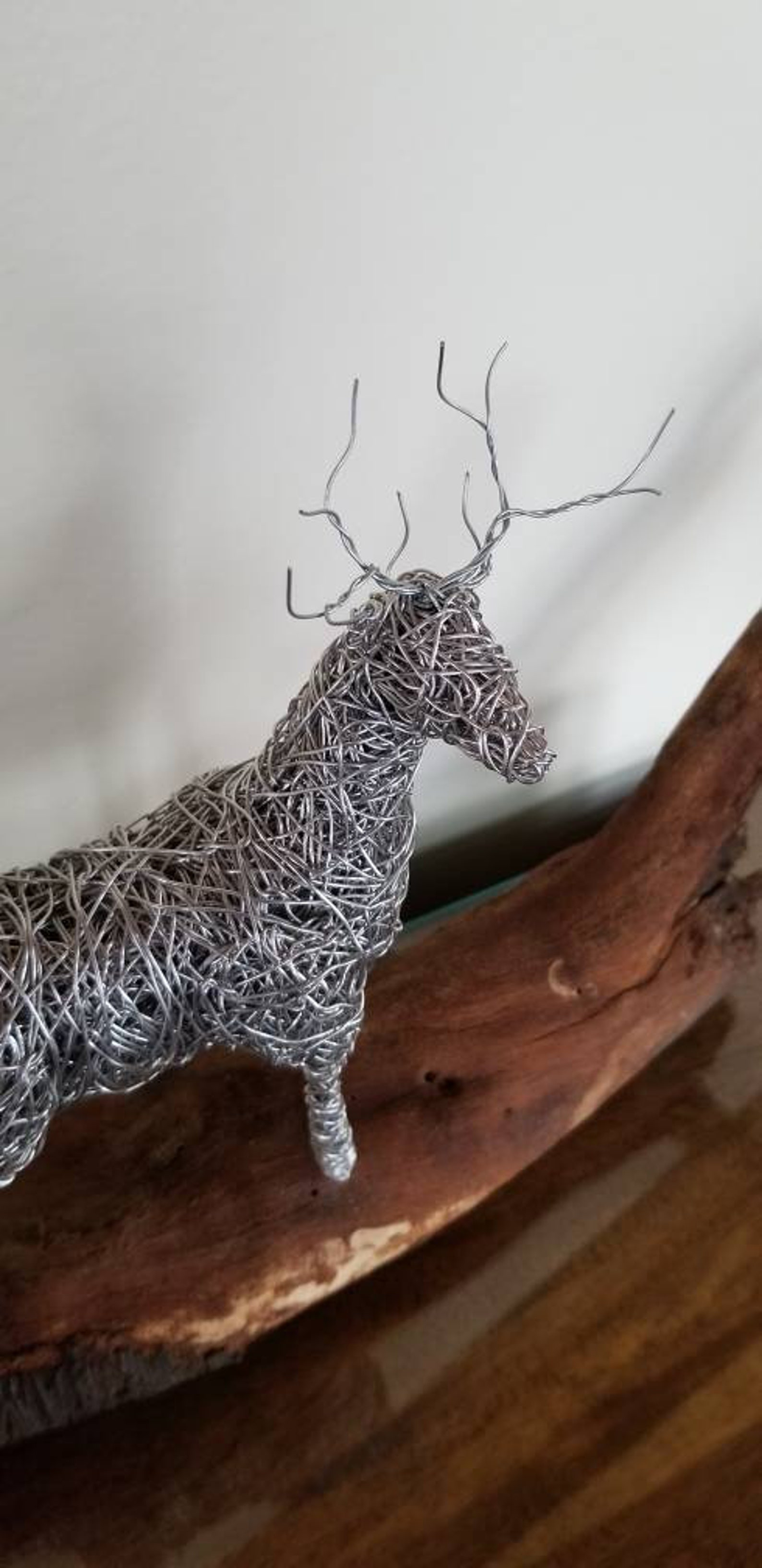 Escultura de alambre. Arte de alambre. Arte metálico. - Etsy España