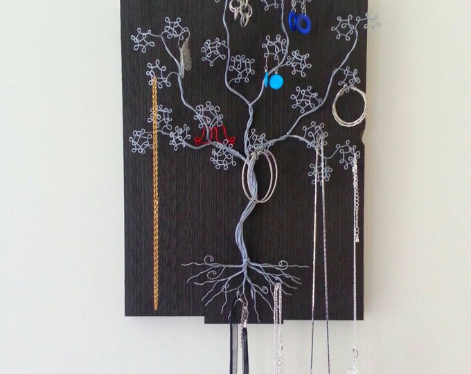 Wall Tree Jewelry Display Necklace Bracelet Ring Earring - Etsy
