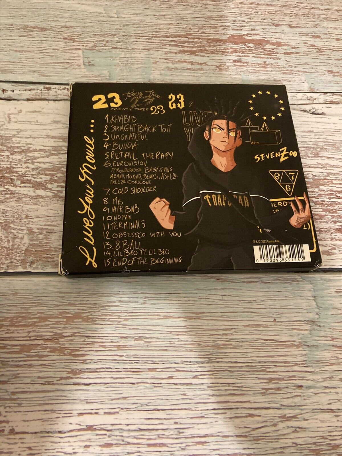 Signed 23 Cd by Central Cee 2022 deluxe Edition - Etsy