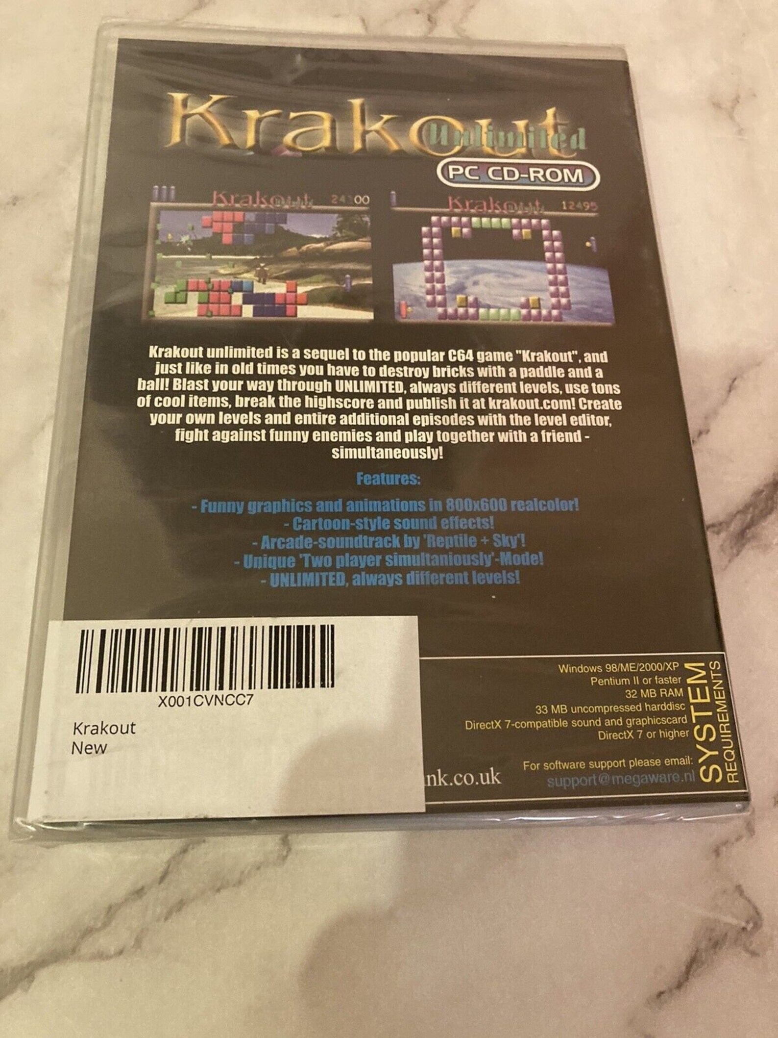 Krakout Pc Cd-rom 64 Games - Etsy