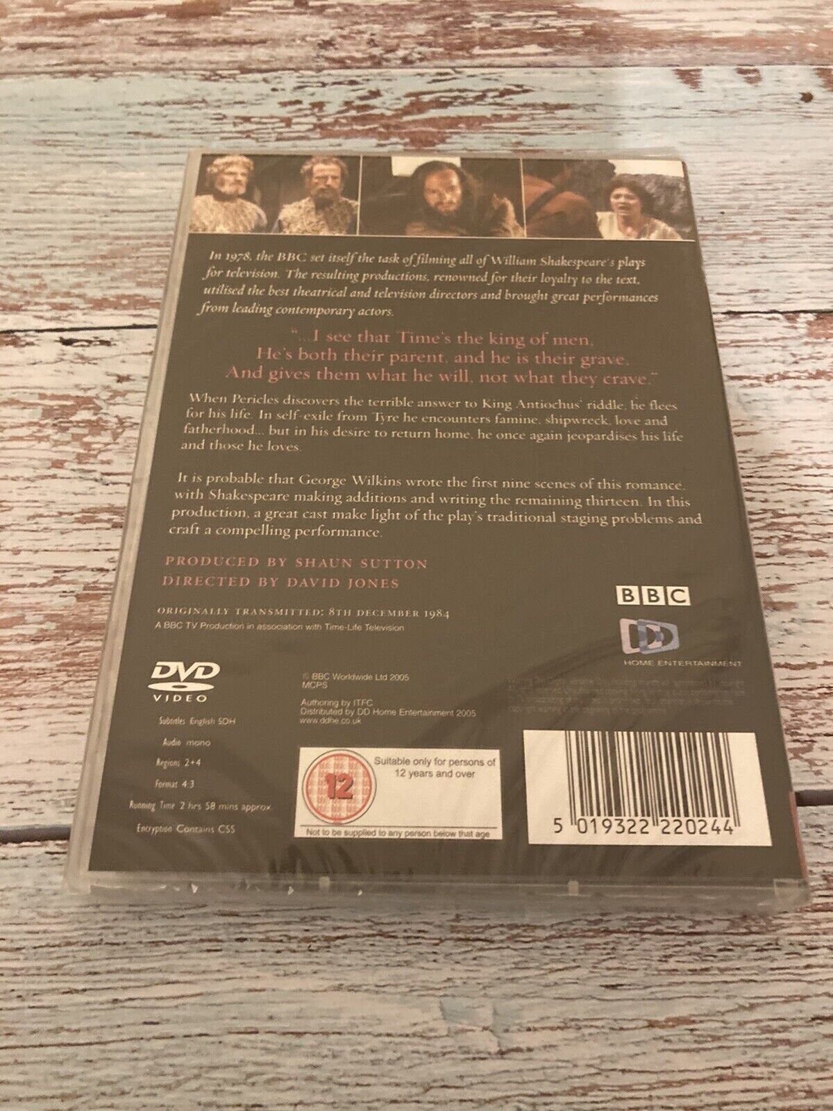 Pericles Prince of Tyre Dvd Bbc Shakespeare Collection New Sealed - Etsy