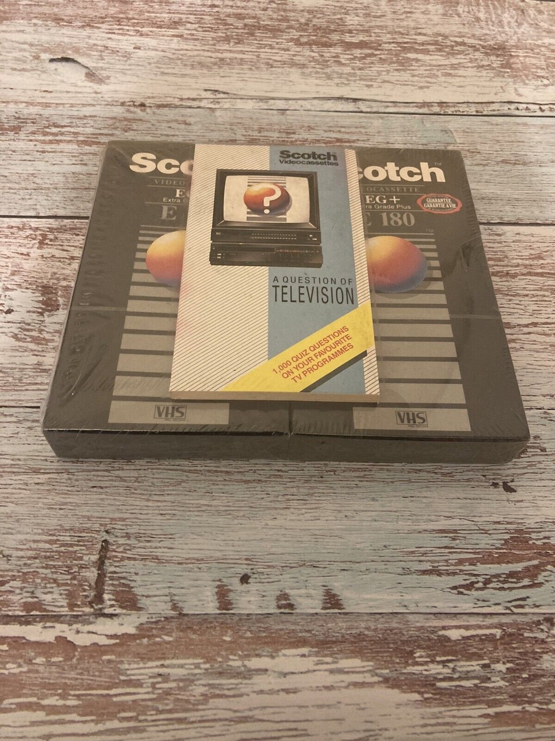 Scotch Video Vhs Tape X2 in Pack Sealed E180 - Etsy