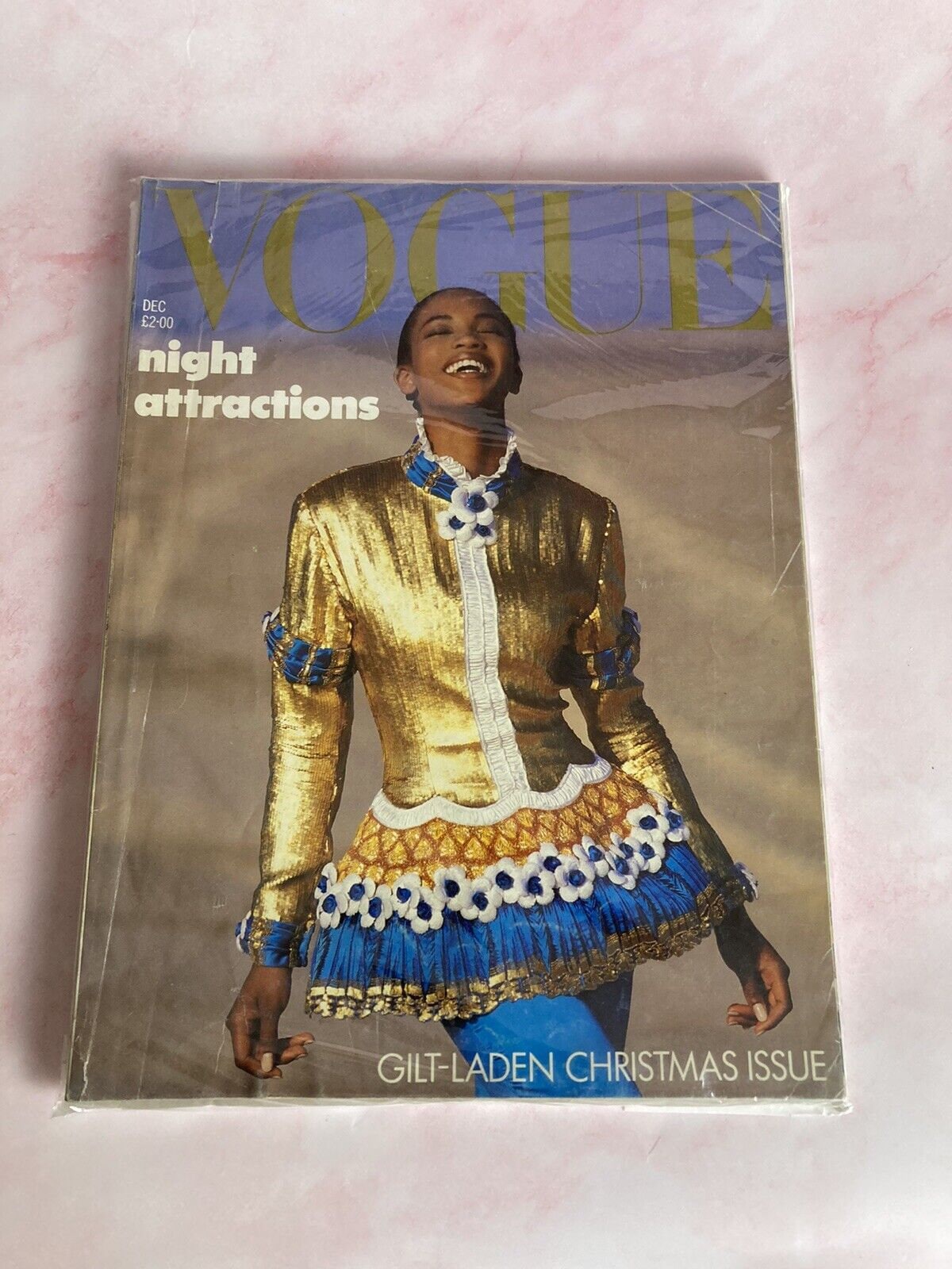 Naomi Campbell First Vogue Magazine Cover 1987 Full Vogue Uk Magazine ...