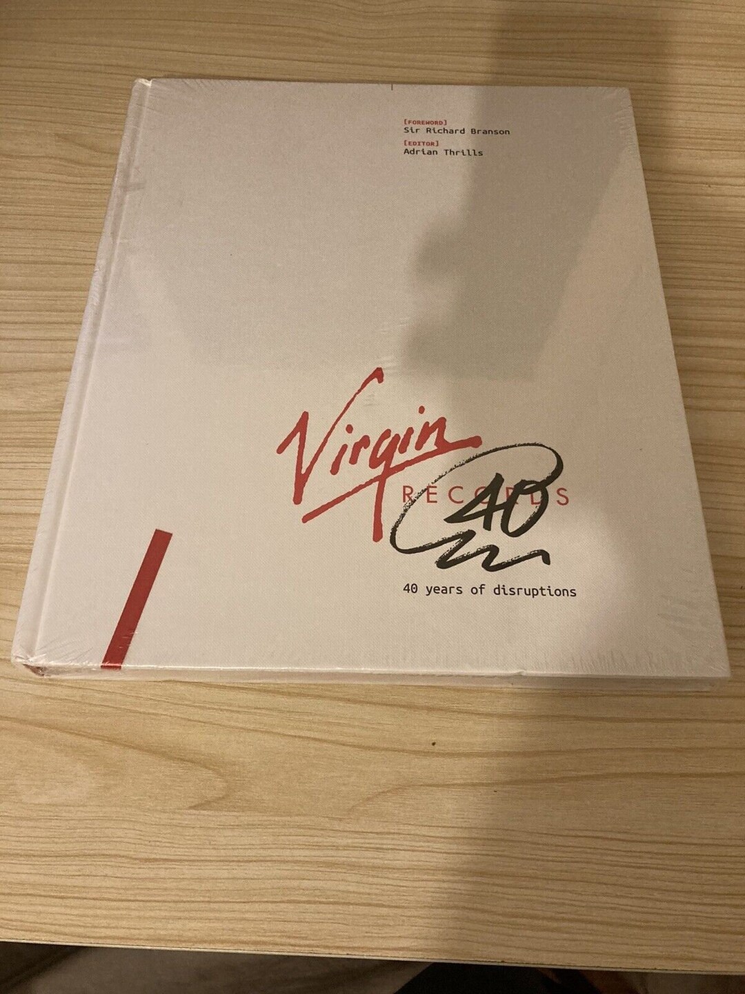 Rare Richard Branson Virgin Records Book 40 Years of Distruptions ...