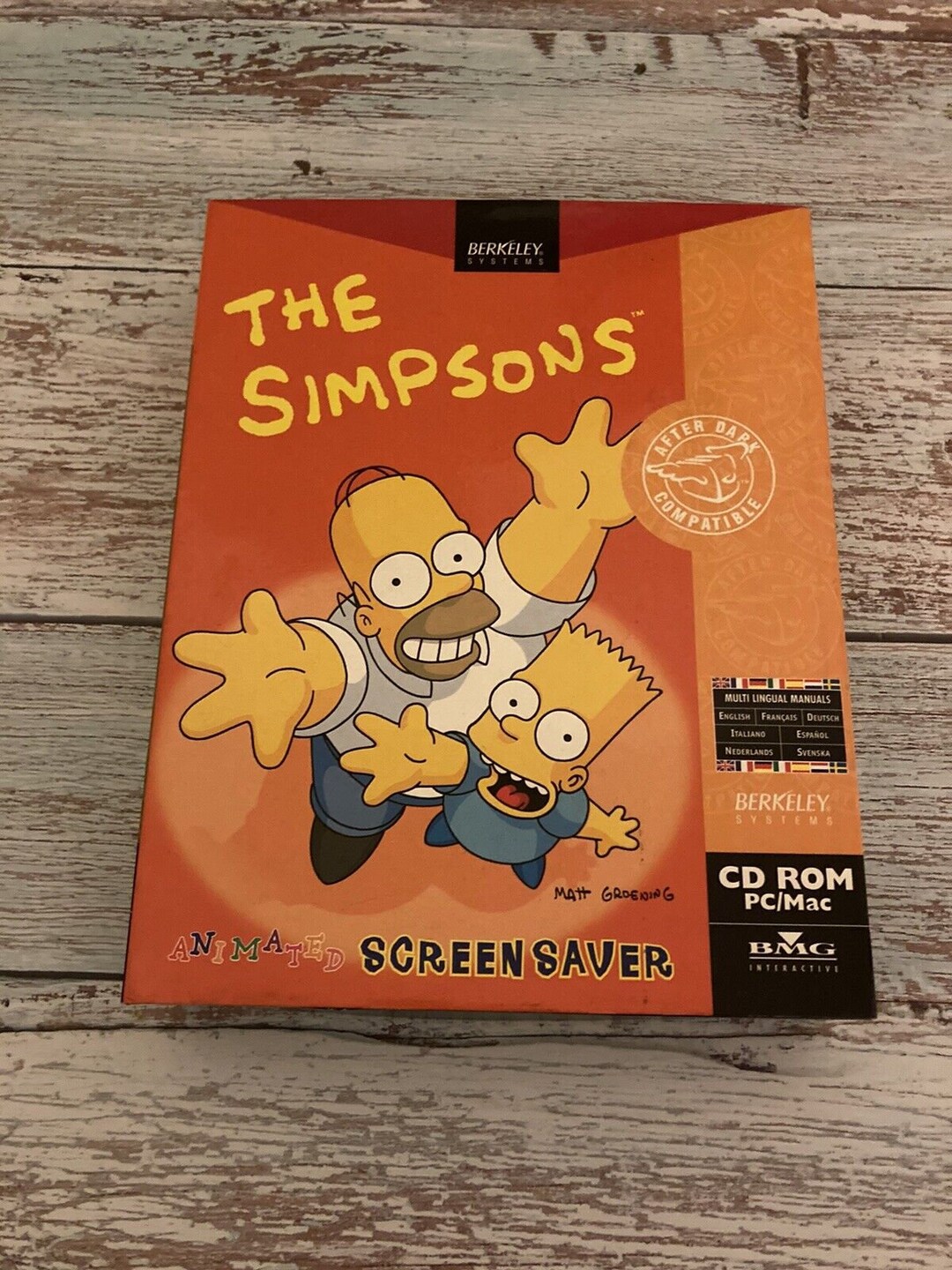 The Simpsons Animated Screen Saver CD Rom PC Mac 1996 Vintage - Etsy