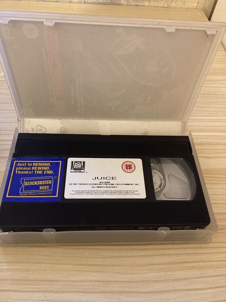 Tupac 2 PAC Juice VHS Video Cassette 1994 blockbusters - Etsy