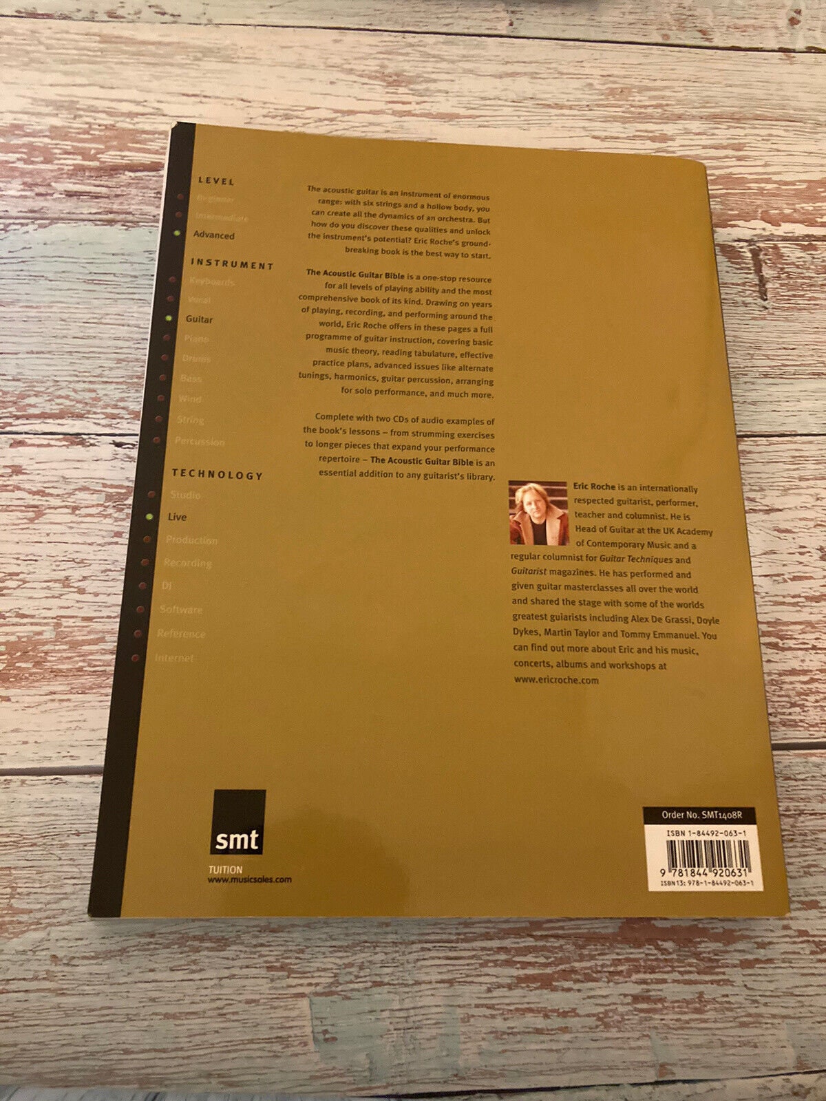 The Acoustic Guitar Bible by Eric Roche book, 2004 - Etsy