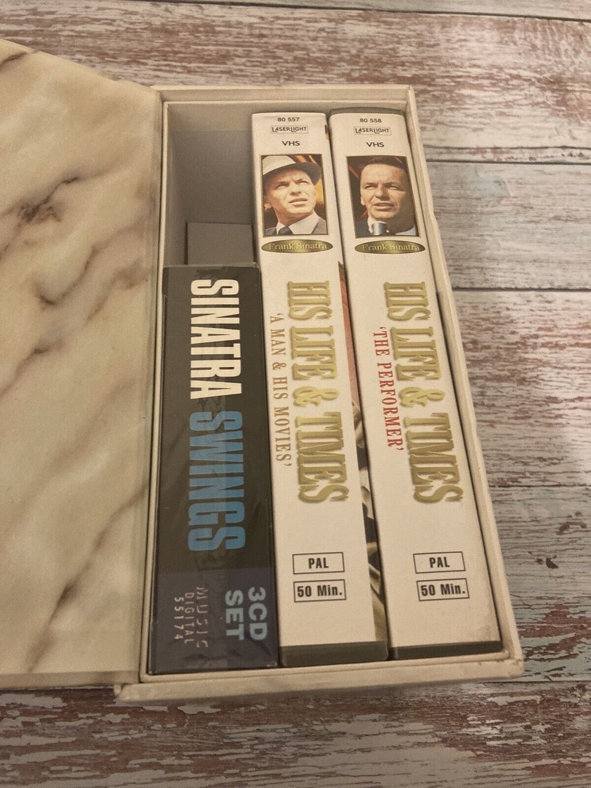 Frank Sinatra Double VHS Tape & 3 Cds Collectors Edition 1998 Video ...