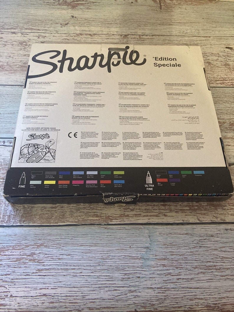 Sharpie Special Edition Turtle Pack of 20 Permanent Markers - Etsy