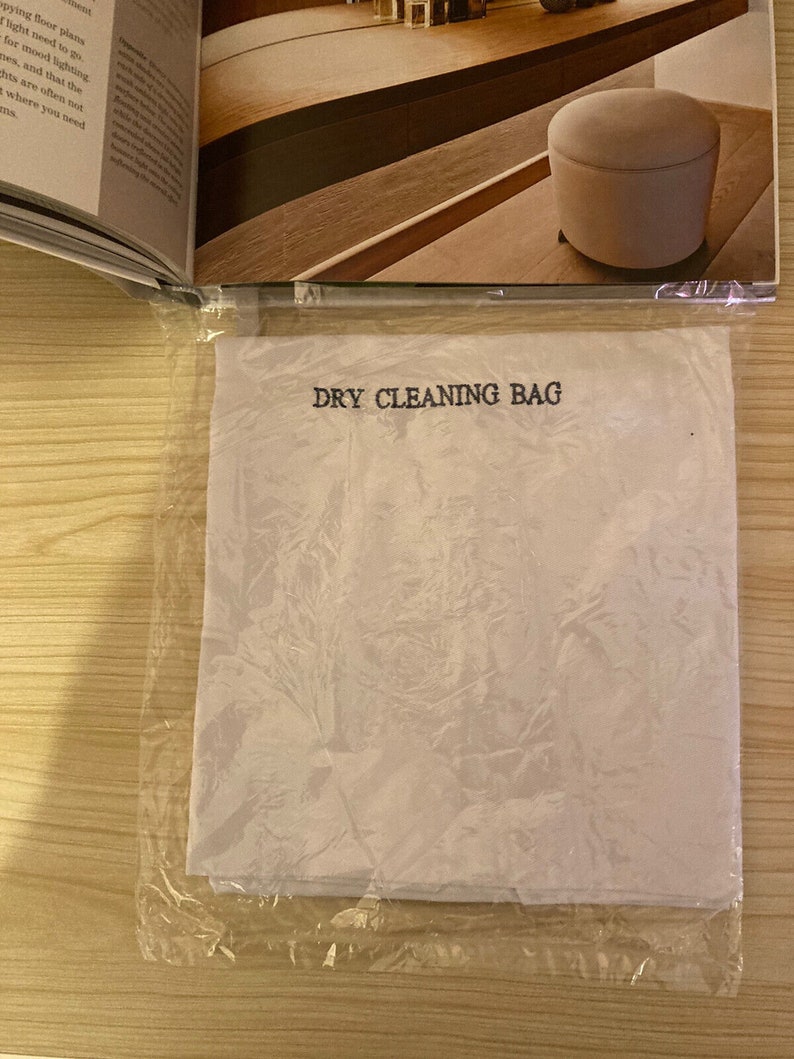The Ritz London Dry Cleaning Bag White Ritz Hotel Dust Bag Sealed ...
