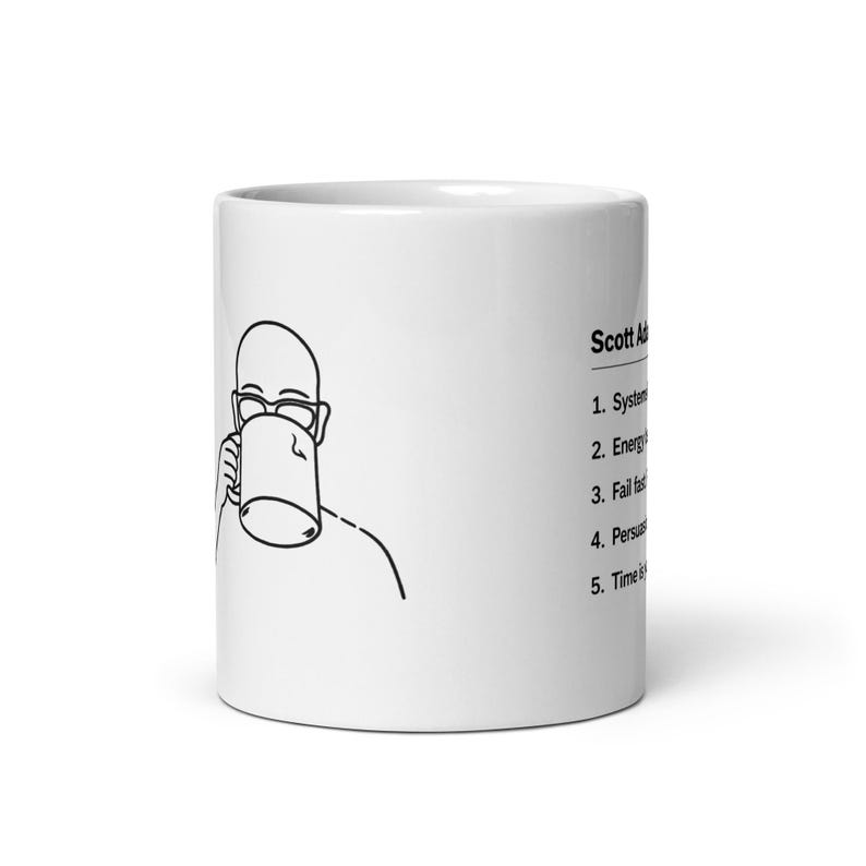 Scott Adams Mug – 5 Rules for Success | Dilbert Creator Tribute ...