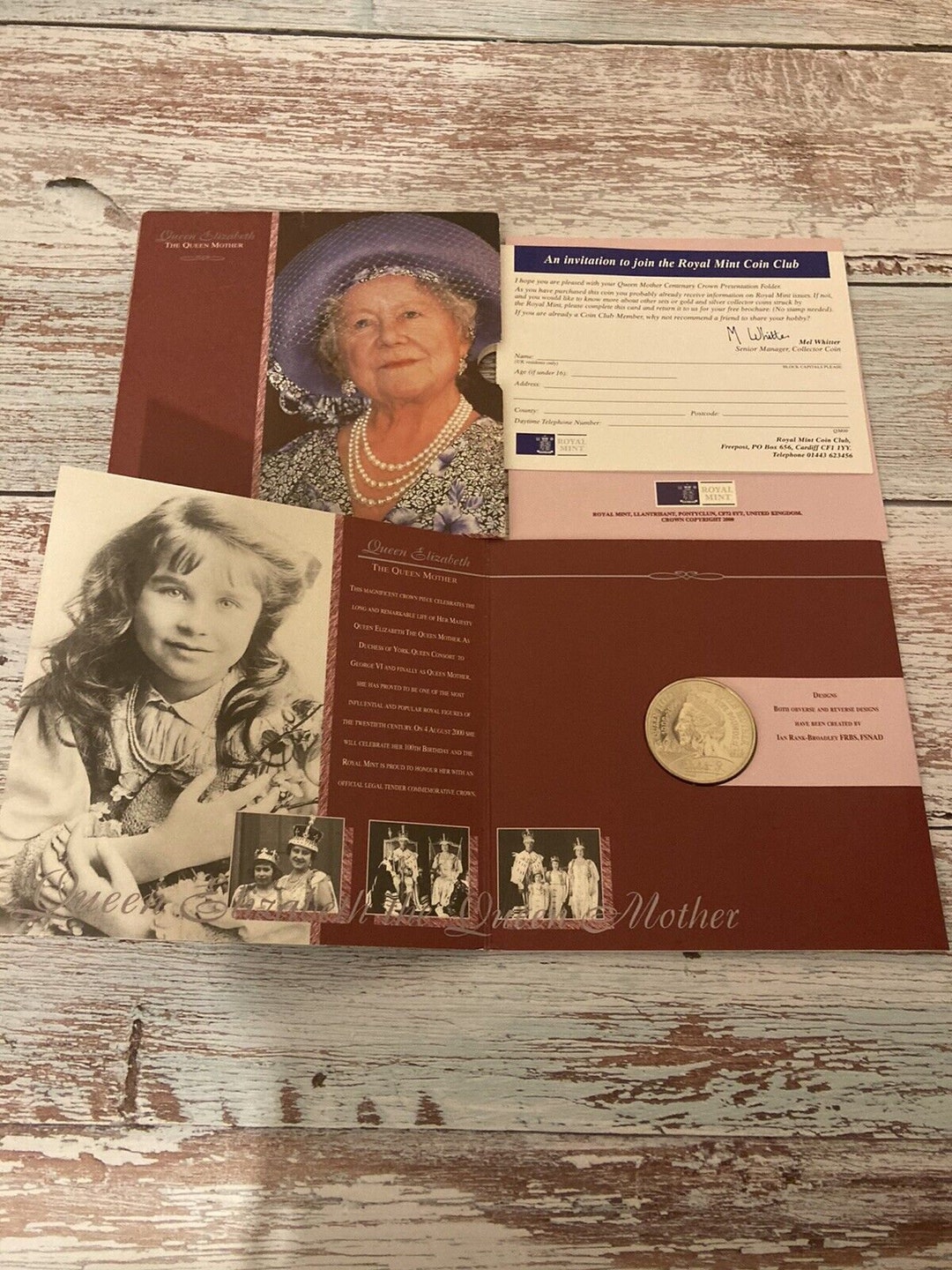 Queen Elizabeth Queen Mother Coin Centenary Crown Royal Mint Coin Club ...