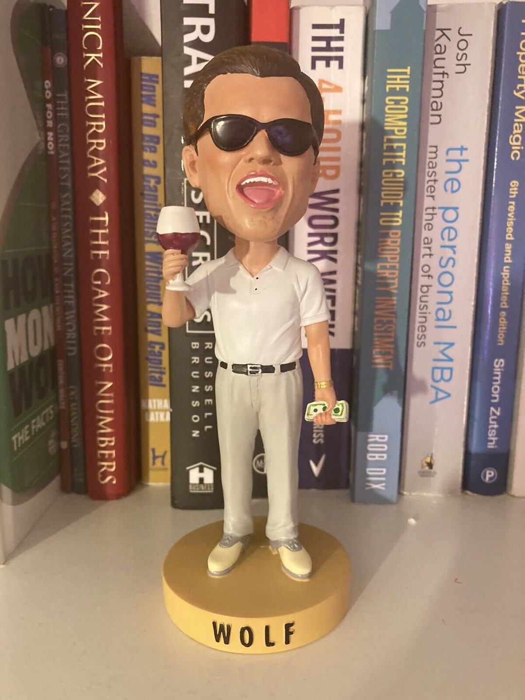 Wolf of Wall Street Bobblehead, Jordan Belfort Leonardo Dicaprio ...