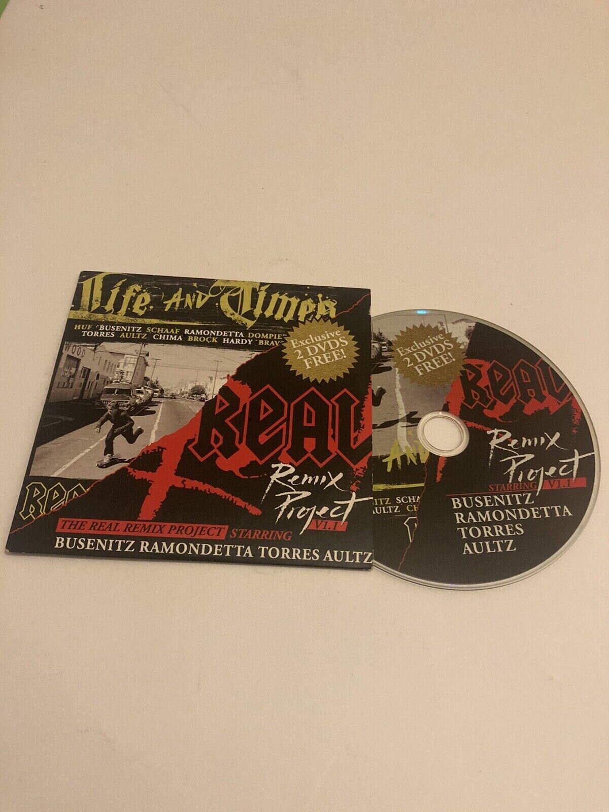 2 Skateboard Dvds in One Remix Dvd Life and Times Dvd - Etsy