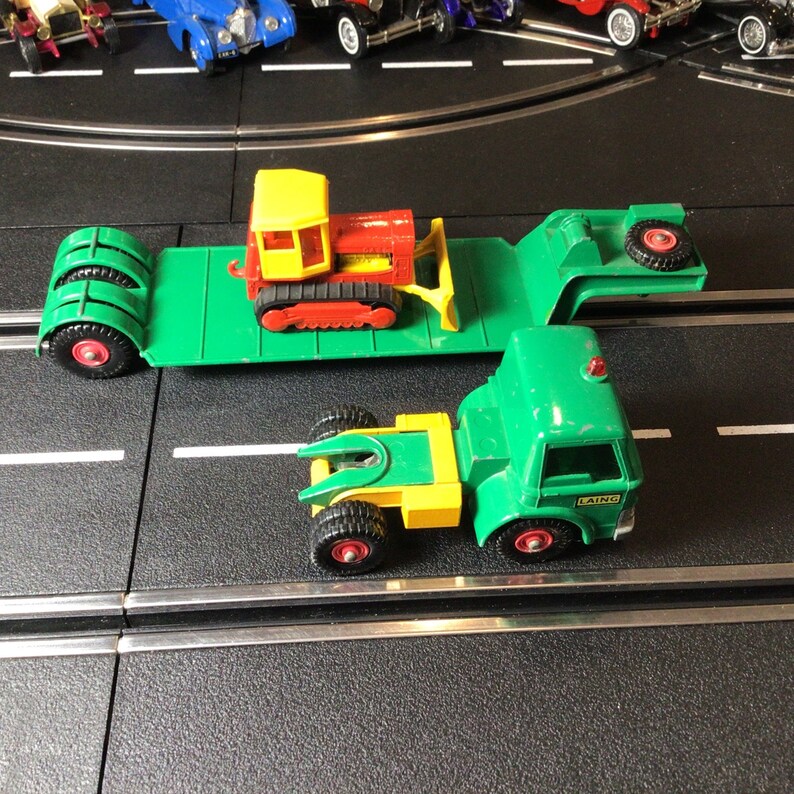 Matchbox Lesney King Size K17 & Dyson Low Loader and No 16 Case Tractor ...