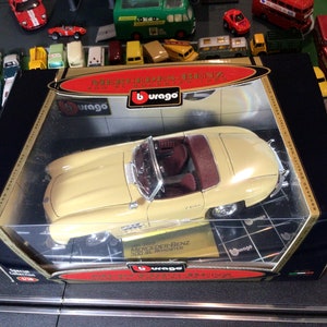 Burago Special Collection Diecast 1957 Beige Mercedes Benz 300 SL ...