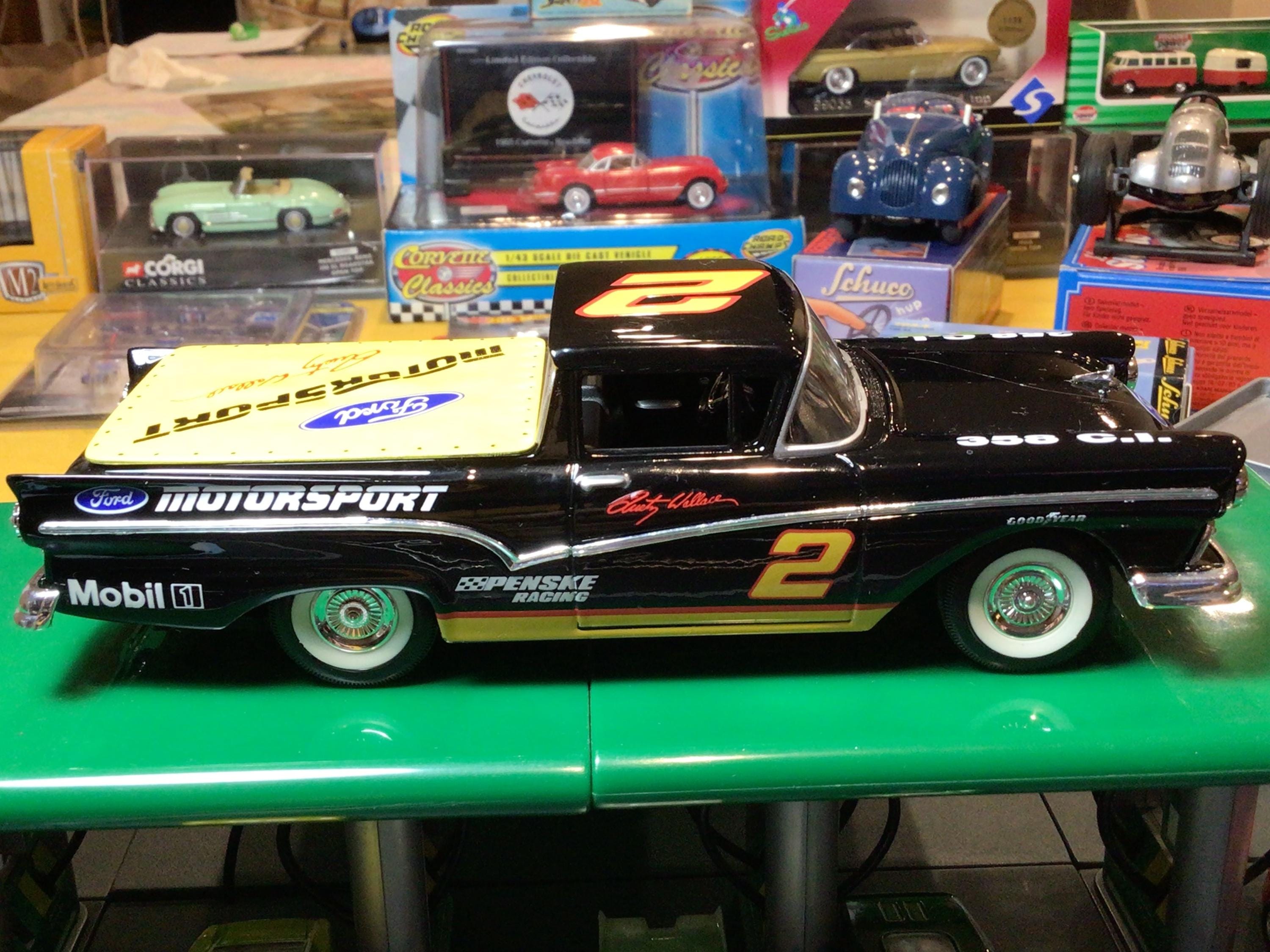 Racing Champions Rusty Wallace NASCAR Black Ford Ranchero # 2 Bank 1/24 ...