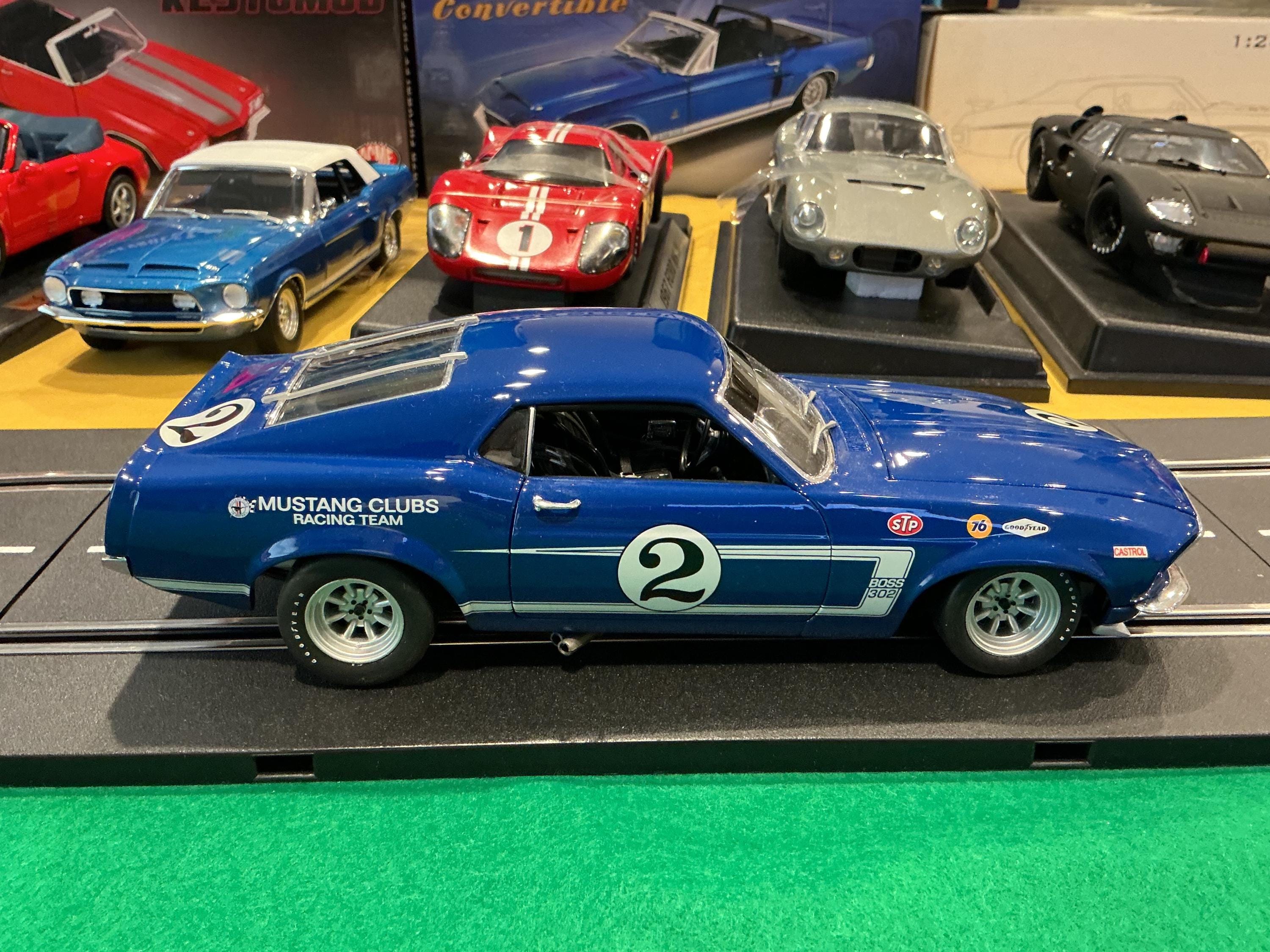 Welly Blue 1969 Dan Gurney #2 Transam Mustang Diecast 1/18 Scale ...