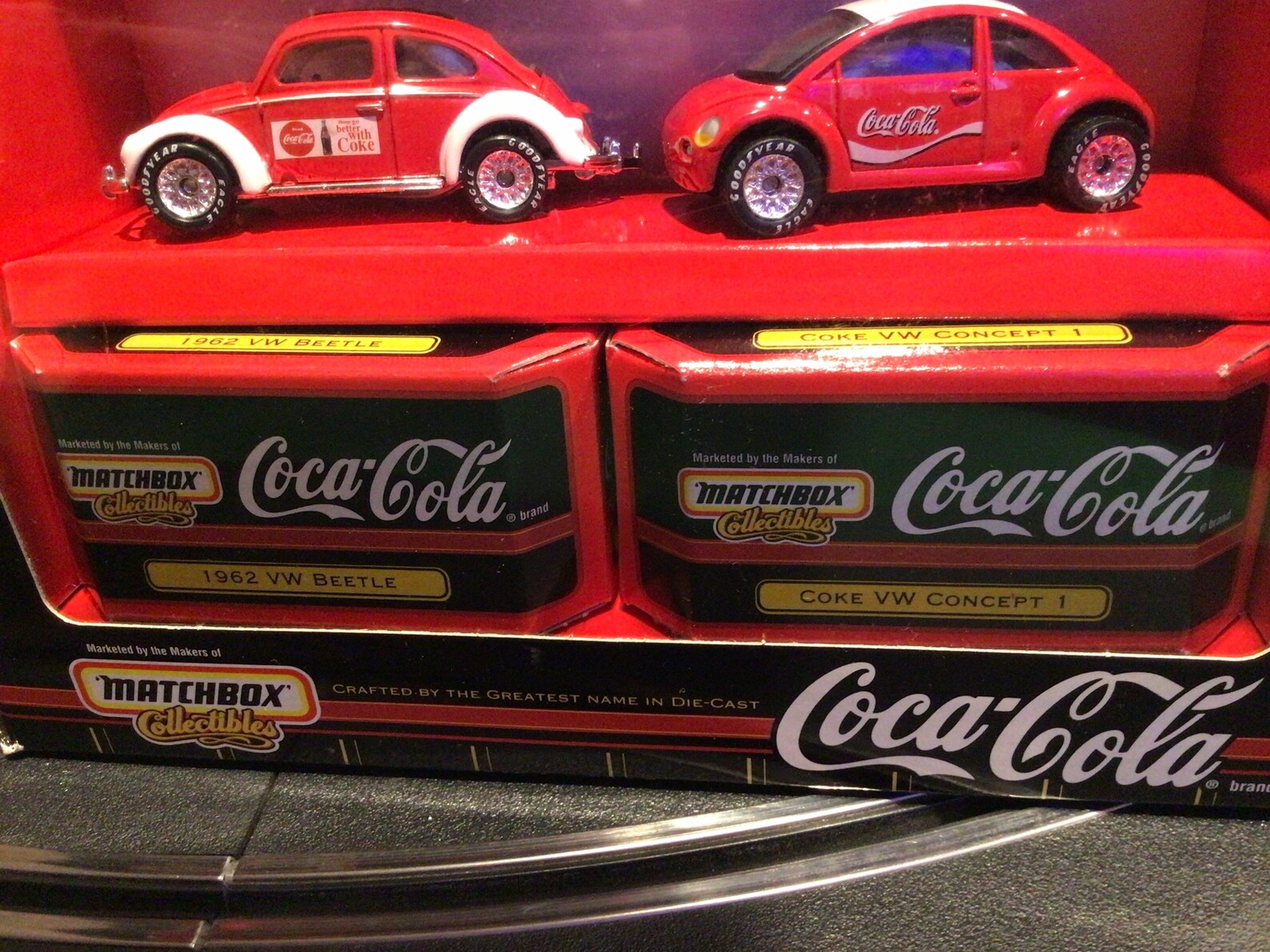 Matchbox Collectibles Coca Cola 1962 & 1998 VW Beetles - Etsy