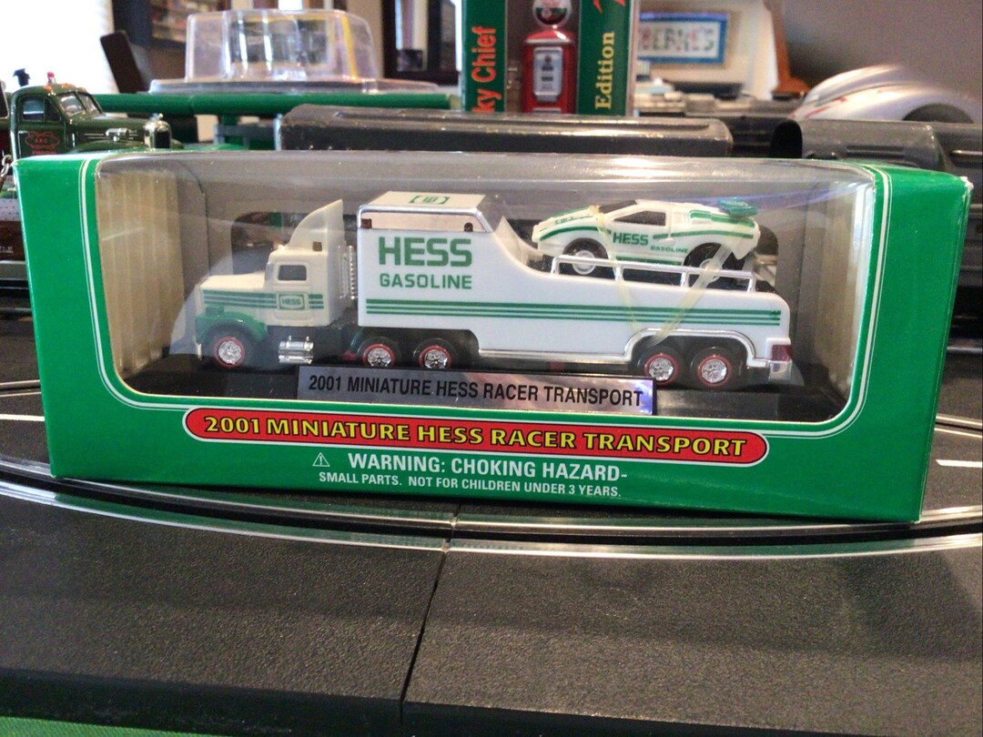 Hess 2001 Miniature Racer Transport With Working Lights. - Etsy