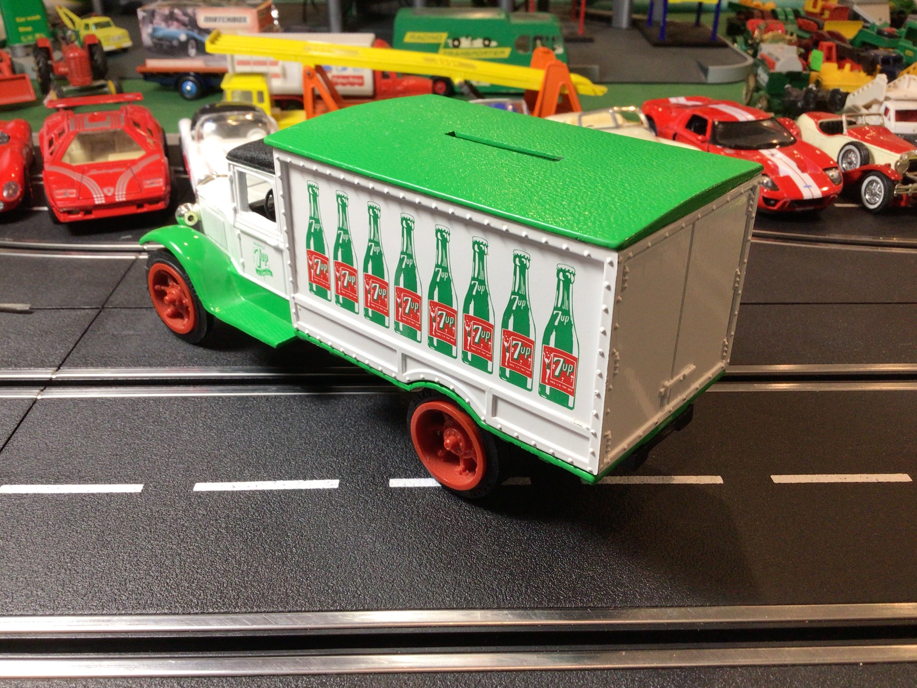 ERTL Diecast 7up Delivery Truck Coin Bank W/key - Etsy