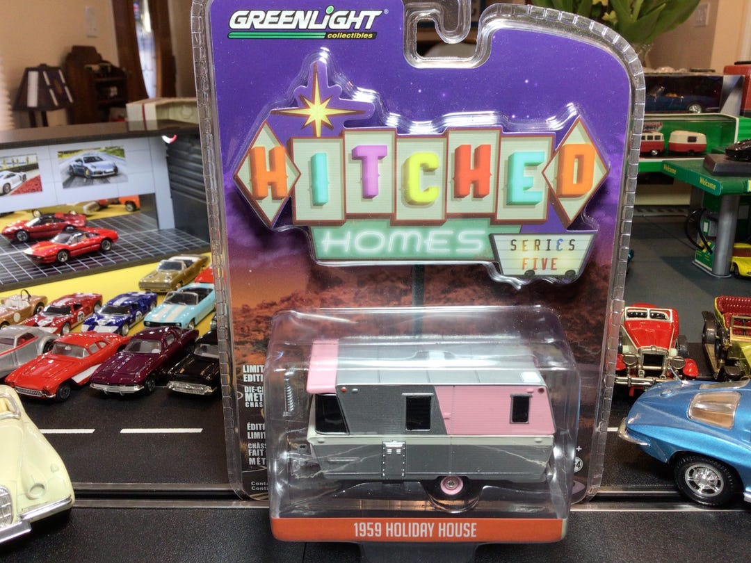 Green Light Hitched Homes Series 5 1959 Holiday House Diecast 1/64 ...