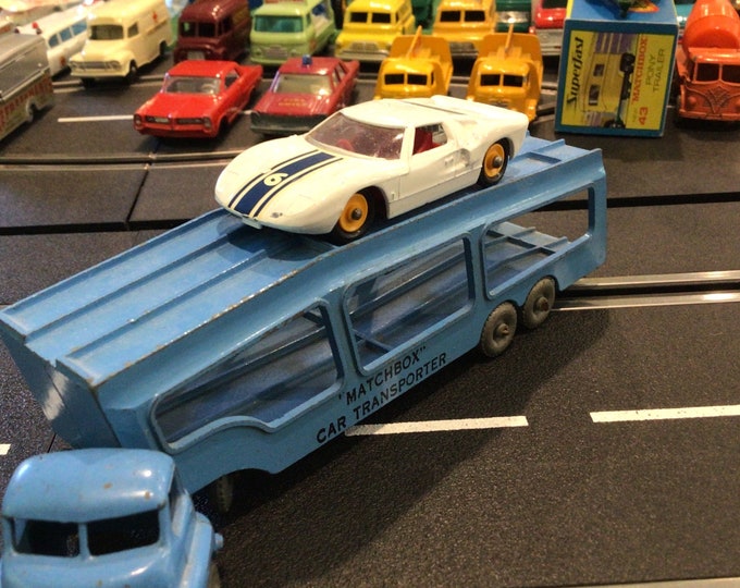 Matchbox Lesney Diecast 1-75 Series No 41 White Ford GT 1/64 Scale - Etsy