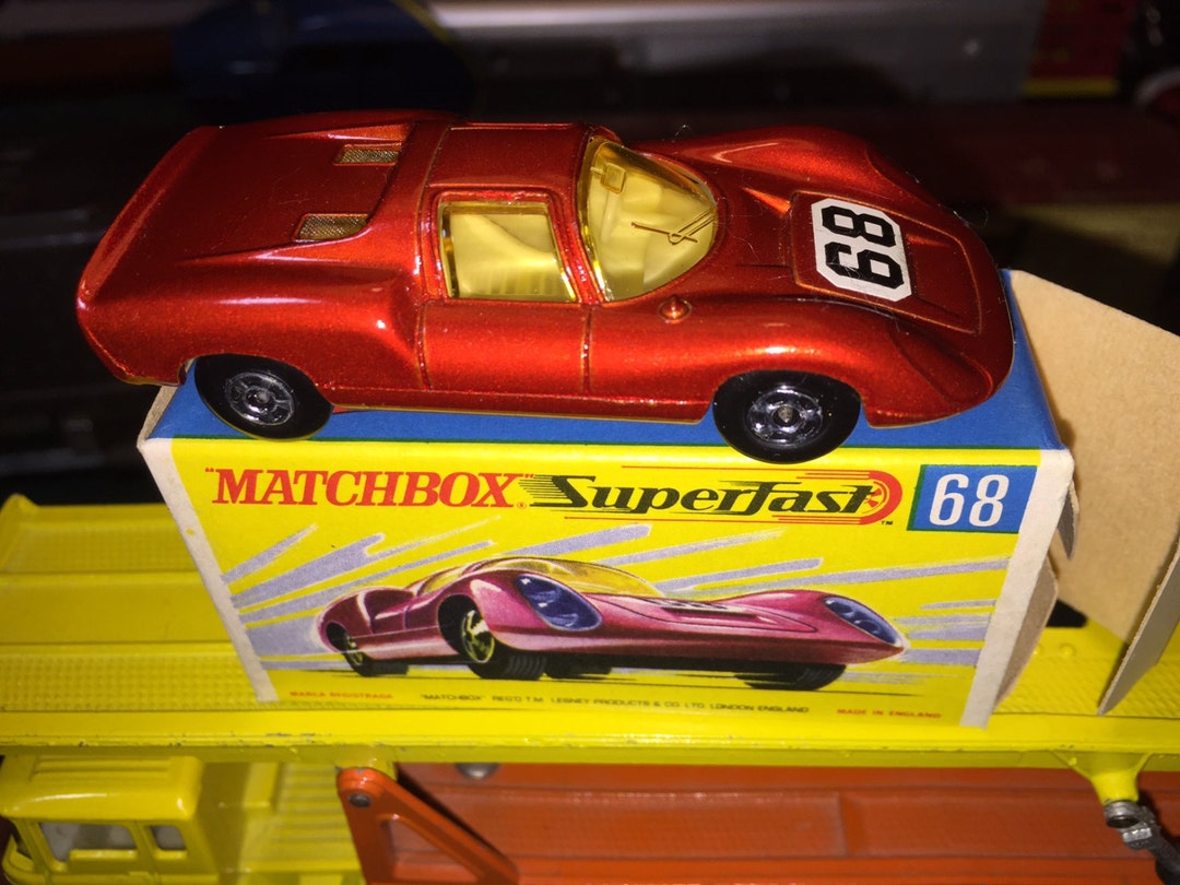Matchbox Superfast Series Diecast 1/64 Scale No 68 Porsche 910 Sports ...